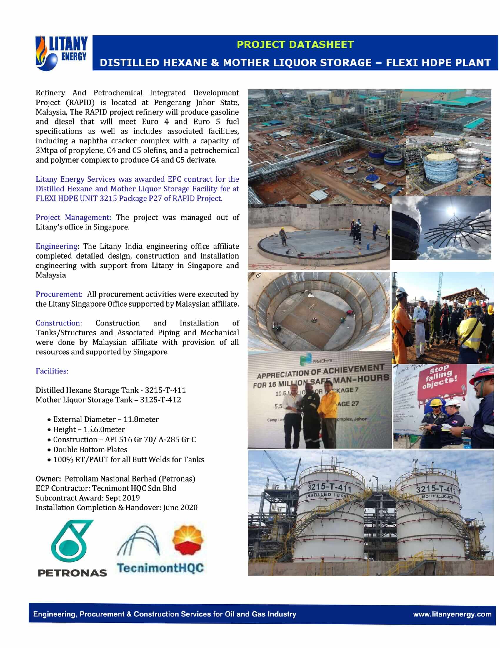 LITANY :: DATA SHEETS